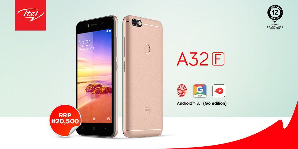 Itel A32F Memoire 8 Go Original Dual sim Ecran 5 pouces Empreinte ...